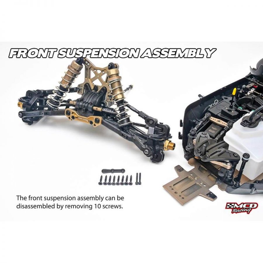 MCD Racing RR5 Buggy 1/5 Max Pro CF Rolling Chassis M00515001 - Rc ...
