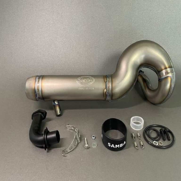 Echappement complet Samba 8 Titane pour Elcon Traxx - Rc Performance