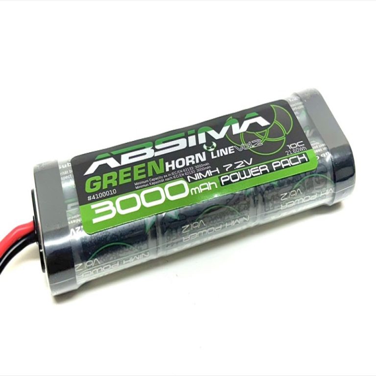 ABSIMA Pack Accu Chargeur NIMH 3000Mah - Rc Performance